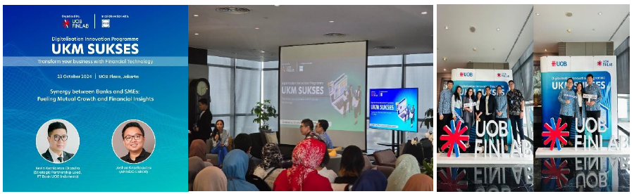 UOB FINLAB, DIGITALISATION INNOVATION PROGRAMME, UKM SUKSES x APINDO ...